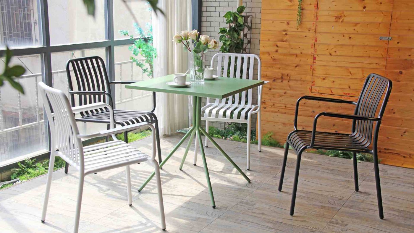Exploring the Elegance of Square Cast Aluminum Patio Dining Sets - CDG ...