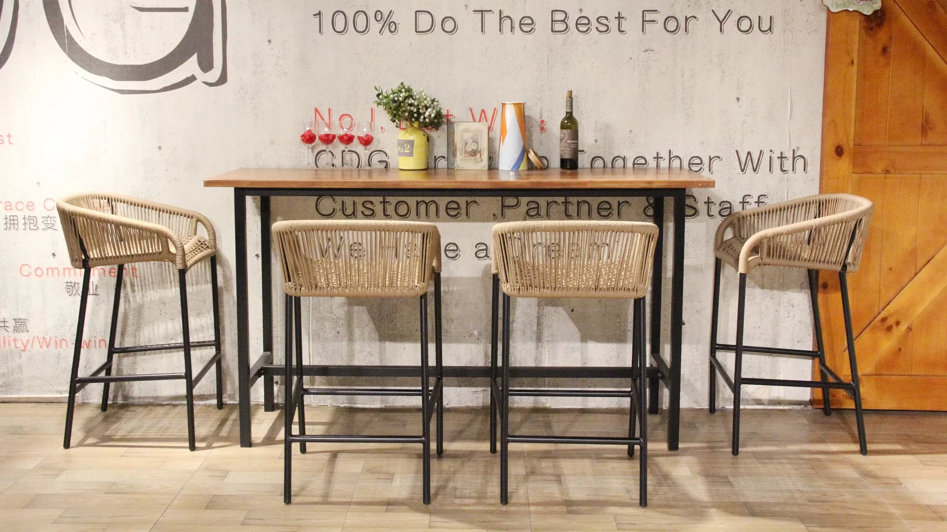 The Optimal Height Combination For Bar Tables And Chairs - CDG Furniture